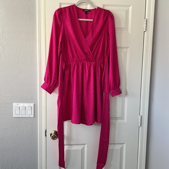 Express | Dresses | Express Pink Midi Dress | Poshmark